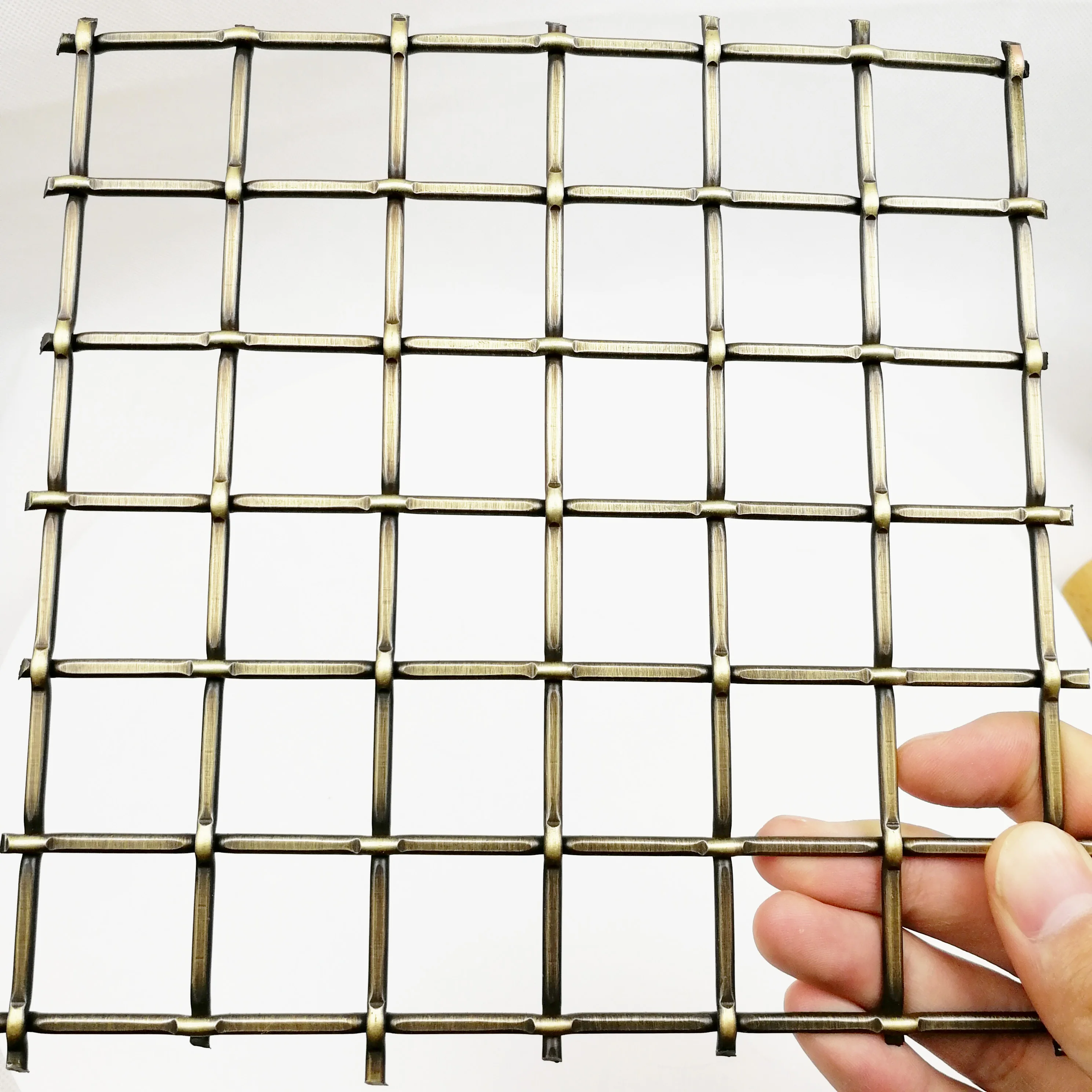 XY-2530G Antique Brass Metal Mesh - Decorative & Durable