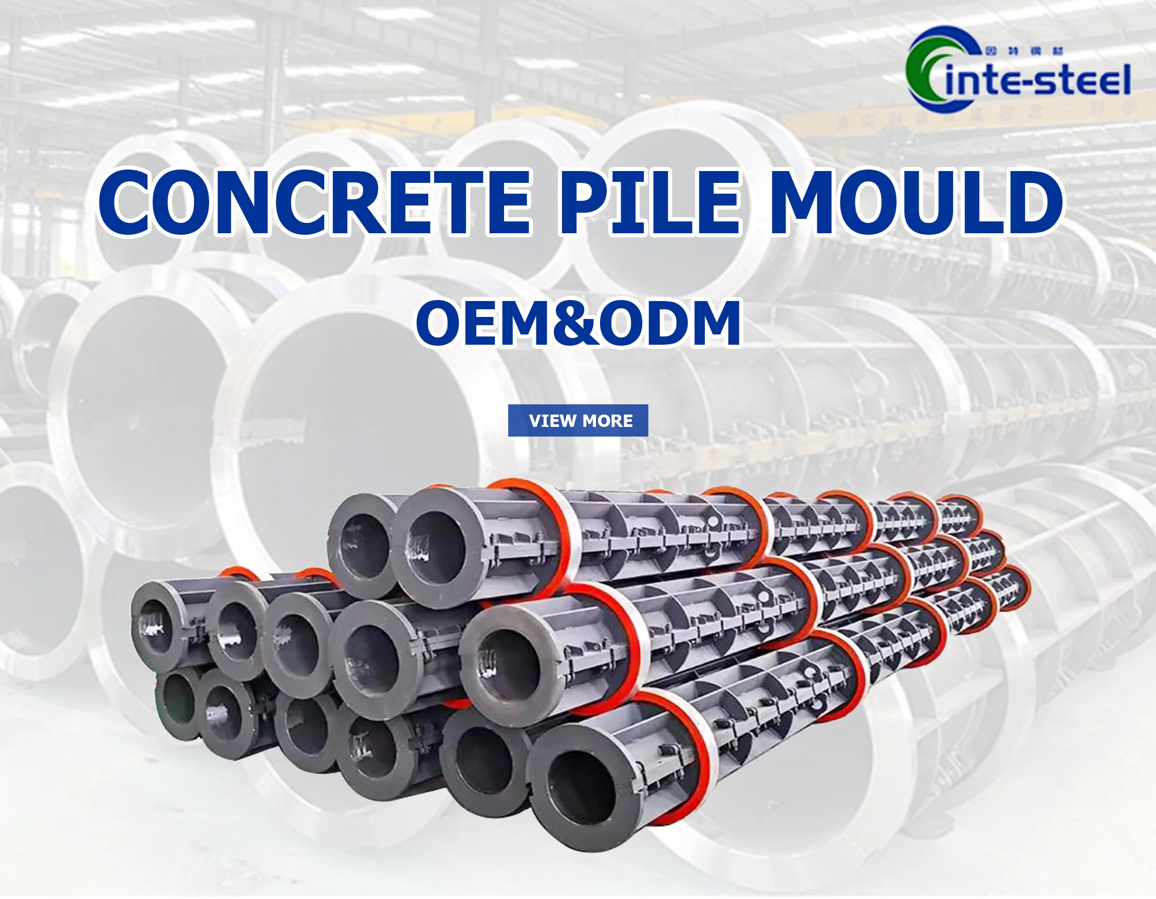 Prestressed Concrete Pile Steel Mold Prestressed Concrete Piles Mold ...