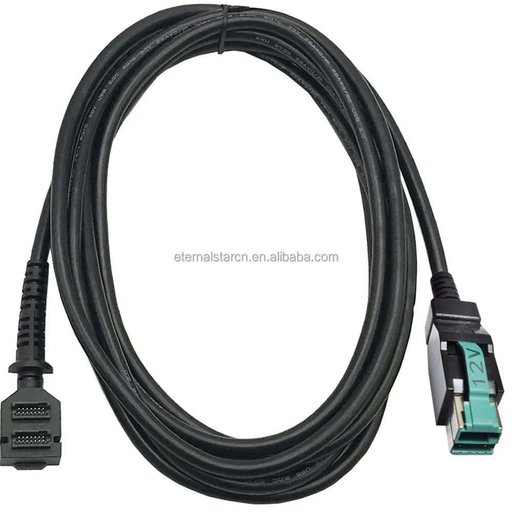Customized 12V Powered 8P Micro-USB for Huilfon Verifone VX820 Dual ...