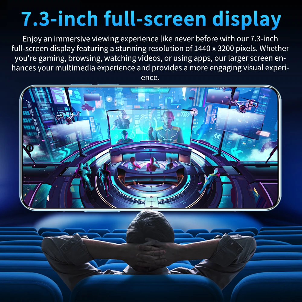 Samsung S23 Ultra 5G - 7.3 Inch, 8GB+256GB Android 13 Smartphone