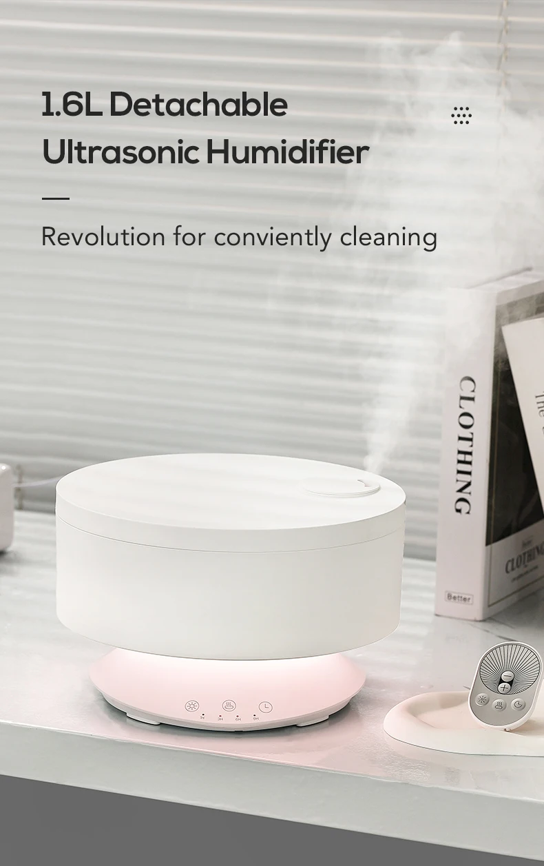 Detachable Water Tank Humidifier Diffuser Machine Aromatherapy Diffuser ...