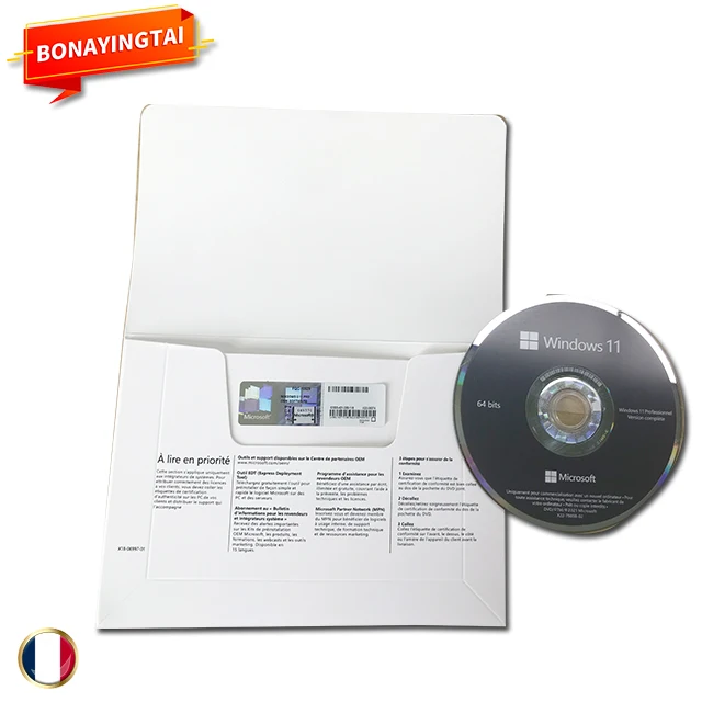 Windows 11 Professional Windows 11 Pro Oem Dvd Full Package French ...