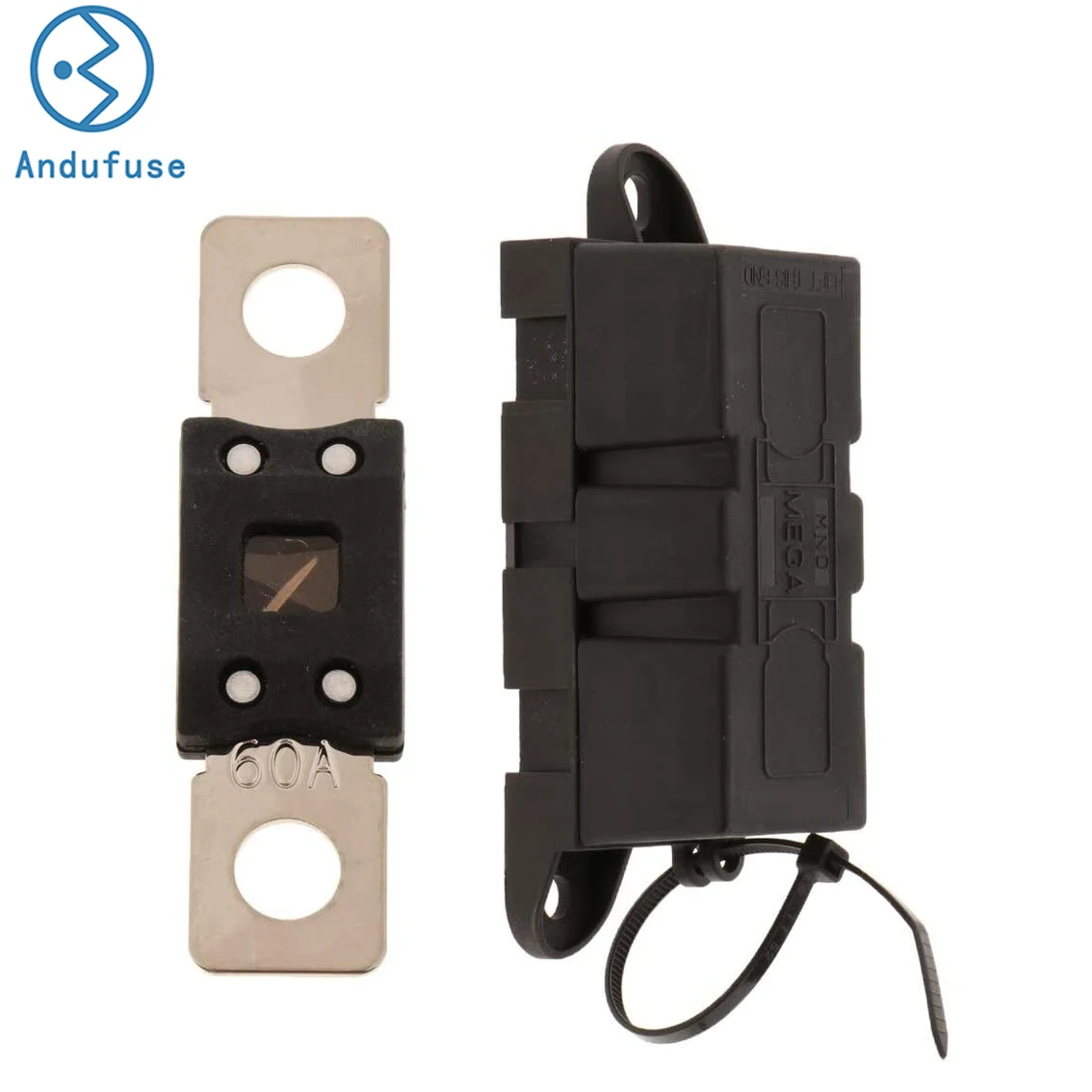 MEGA AMG Fuse Holder with ANM Bolt-on Automotive Fuse for Car