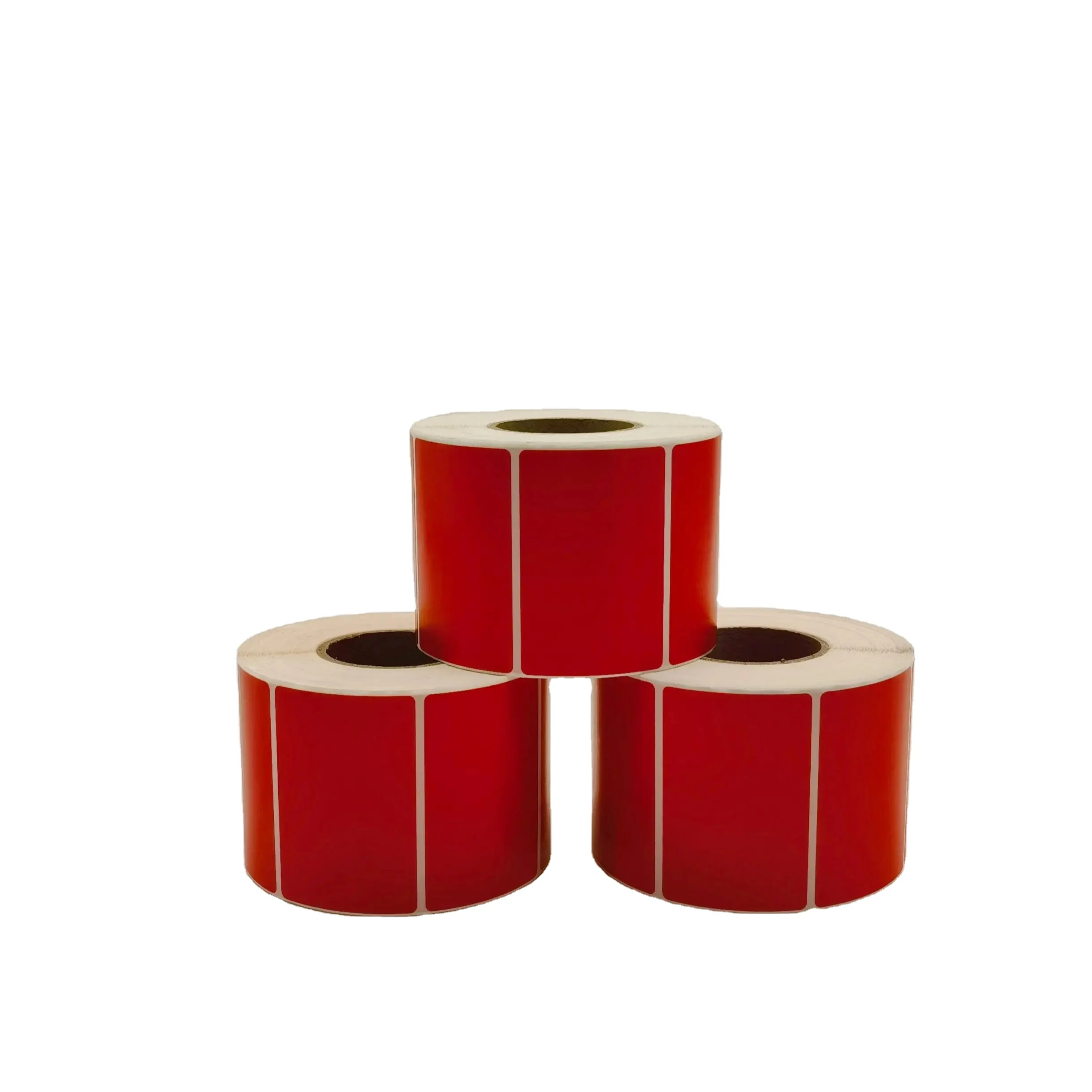 High-quality Transparent 60mm*40mm Size 1000pcs Red Self-Adhesive Label ...