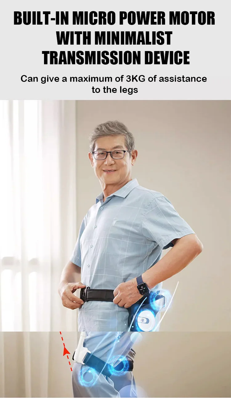 Auxiliary Legs Wearable Powered Exoskeleton Robot for Human Aid