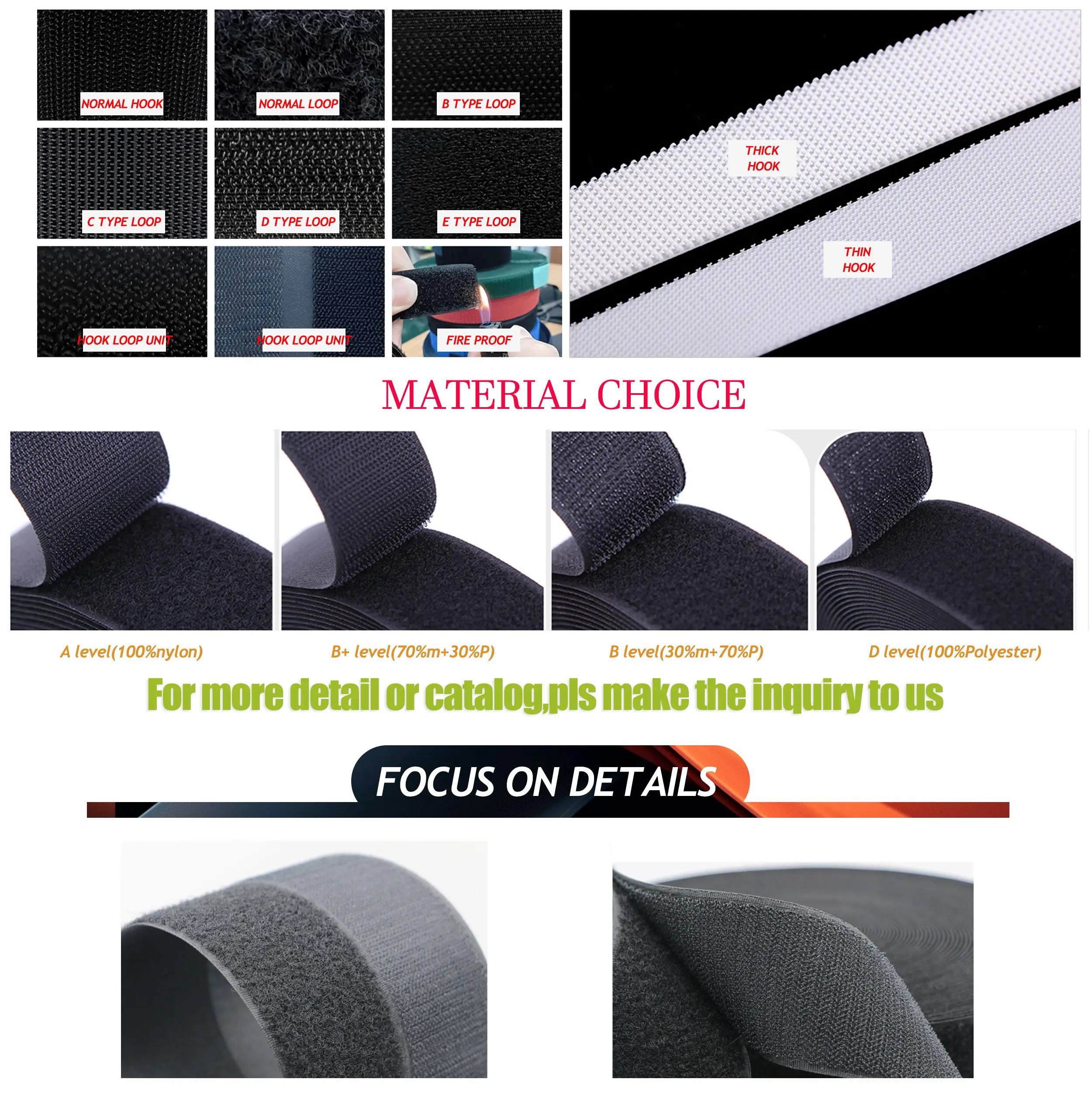 Wholesale 1-60 Inch Wide Nylon Baby Soft Hook and Loop Fabric| Alibaba.com