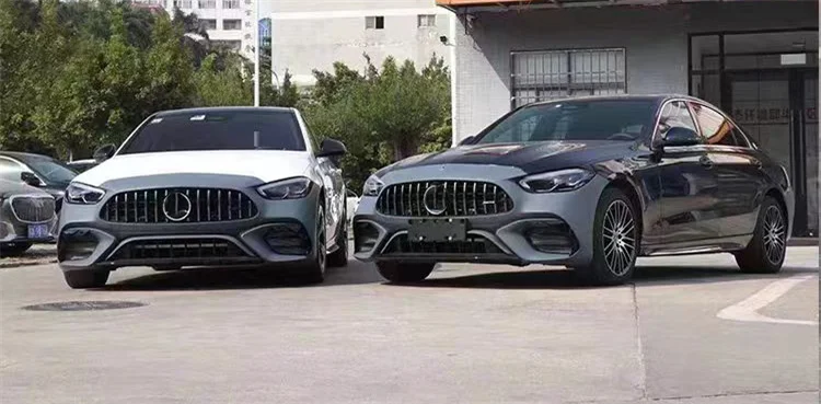 2022-2024 Year W206 C63 Bodykit For C-class C260l C200l Plastic Material Front Bumper Rear ...