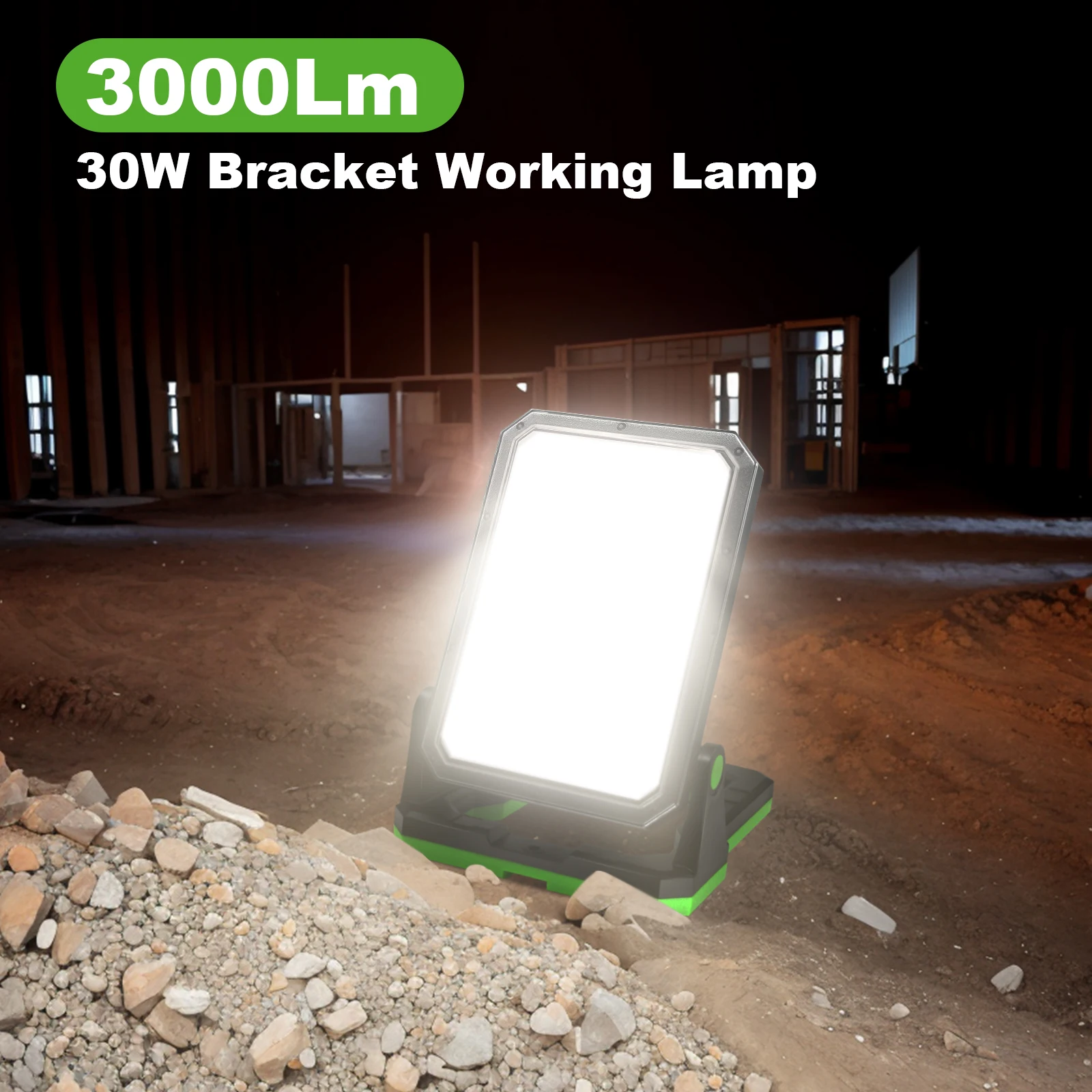 3000lm 30w Cordless Rechargeable Magnetic Led Work Light Battery ...