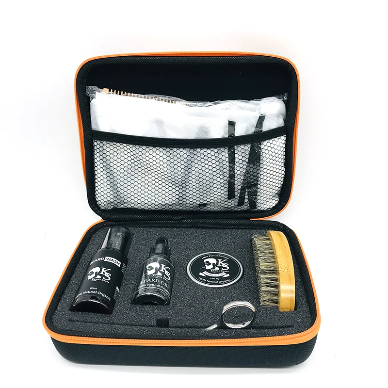 Wooden Boar Hair Bristle Wave Shaving Mens Beard Care Grooming Kit for ...