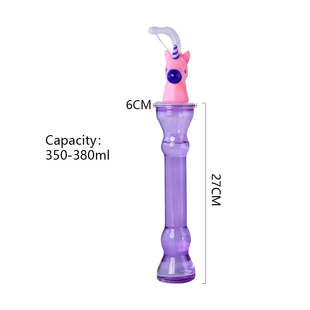 Creative Plastic Long Neck Cartoon Dumbbell Cup Long Neck Muddy ...