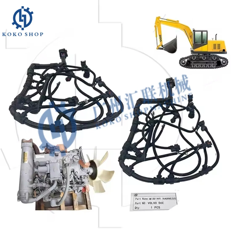 Voe22243151 22243151 0421-1135 D6e Engine Injector Wiring Harness ...