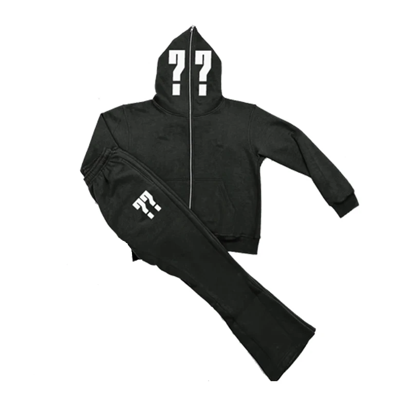 Shop Custom Full Zip Hoodies and Flared Sweatpants Sets