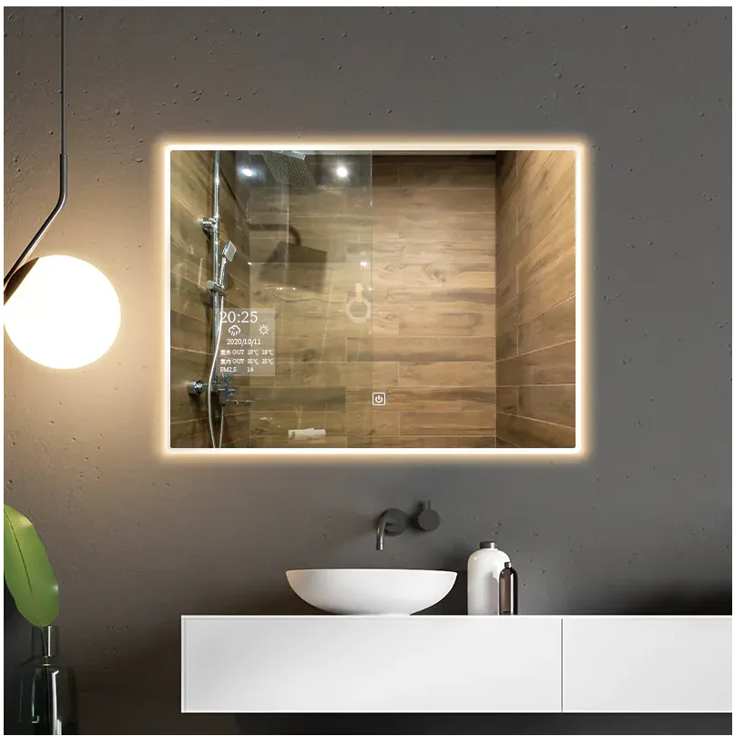 Touch Sensor Switch Smart Bathroom Mirror Bath Led Dimmable,Mirror Anti ...