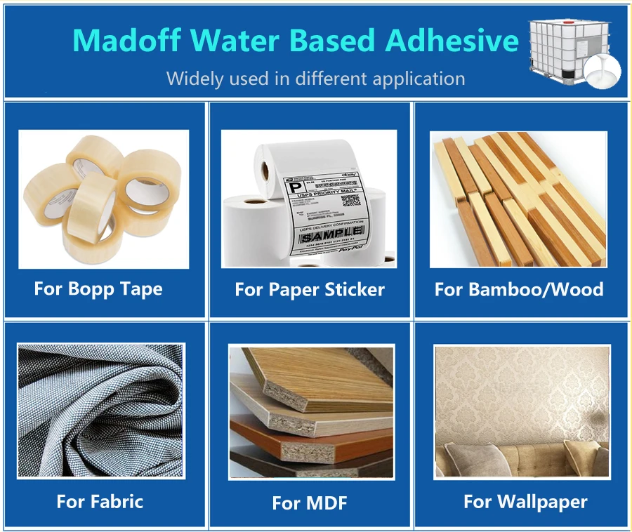 MADOFF White Latex Glue - High Bonding Acrylic Adhesive