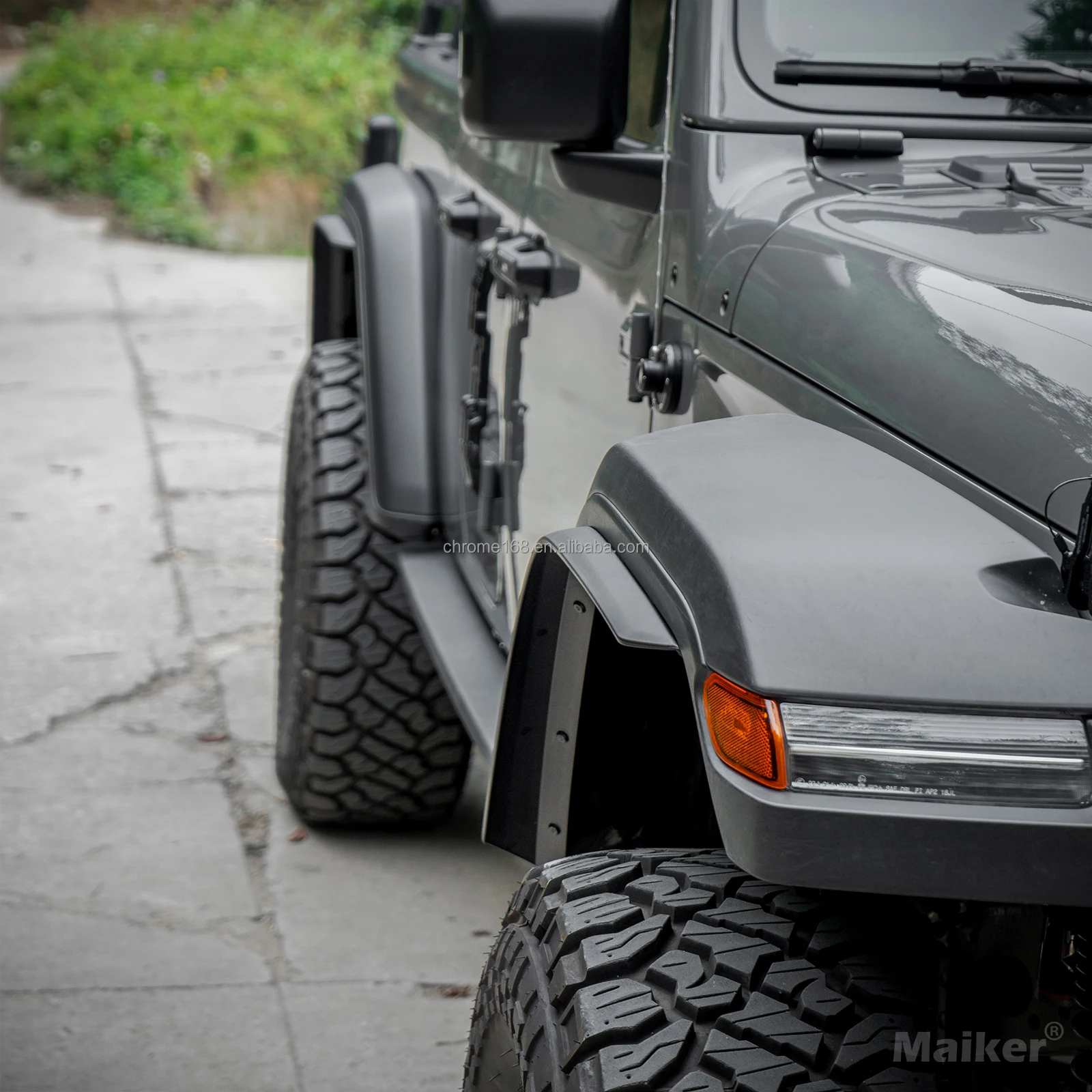 Maiker Offroad Fender Flare Extensions for Jeep Gladiator