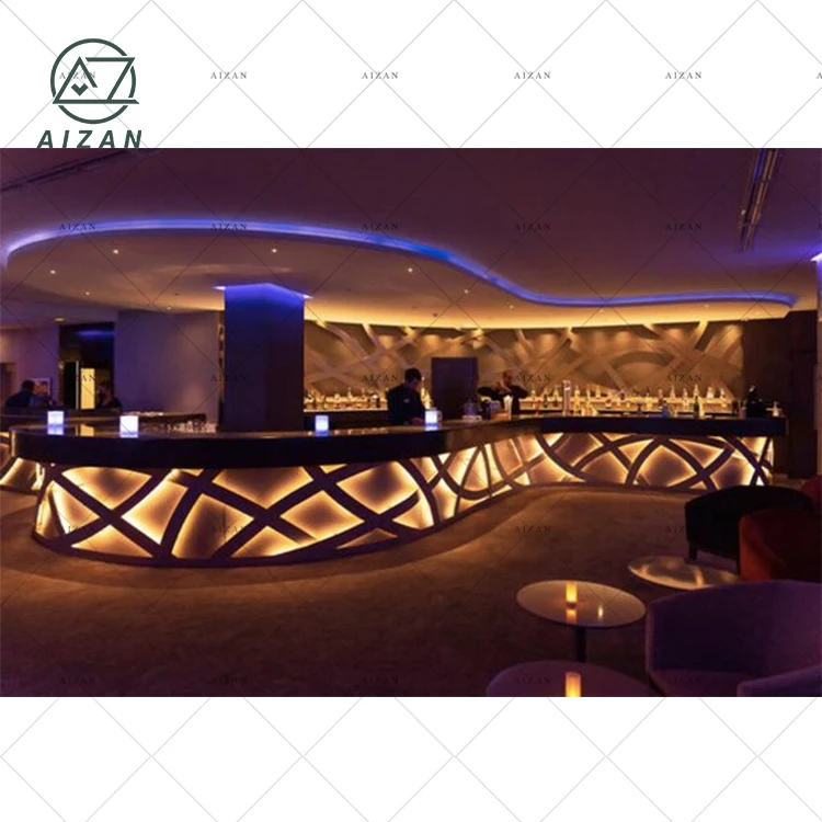 Luxurious LED Bar Counter - Modern Bar Furniture Design
