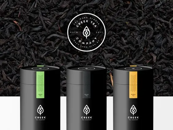 Custom Tinplate Embossed Logo Airtight Tea Cans - Luxury
