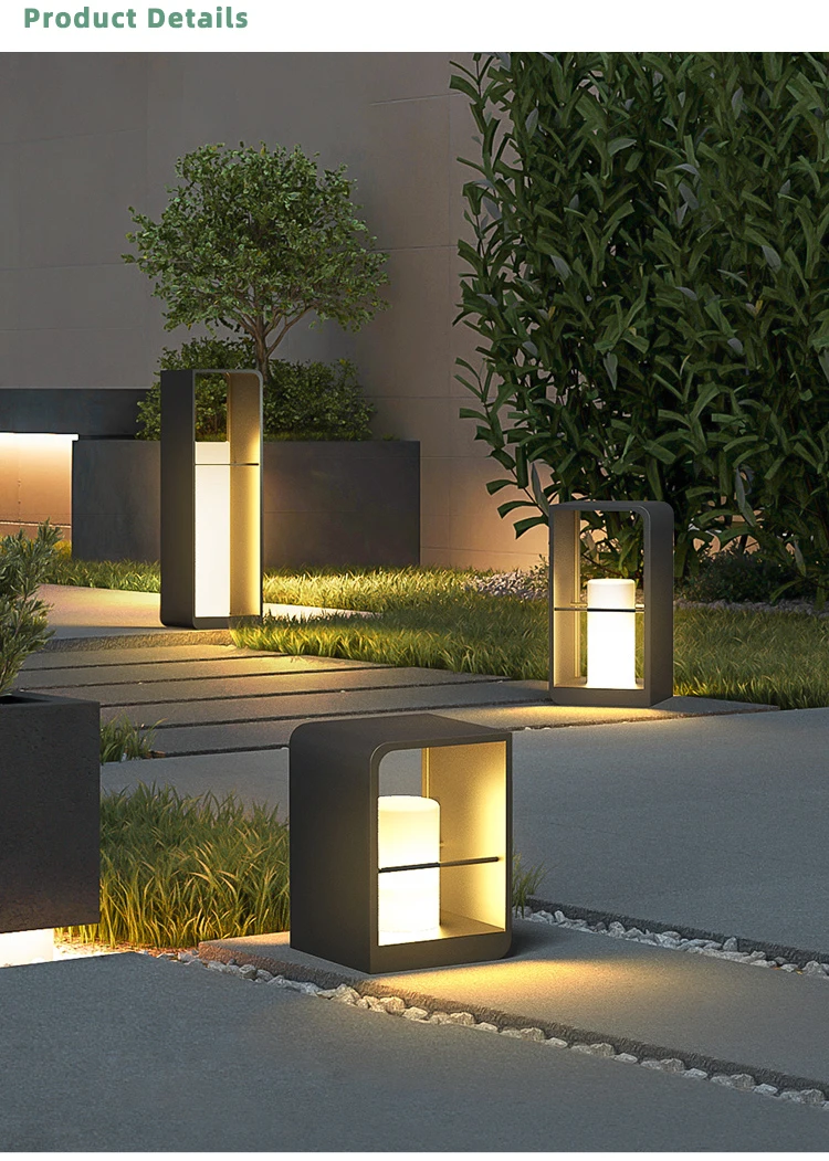Modern IP65 Stainless Steel LED Lamp for Outdoor Garden 220V Waterproof ...