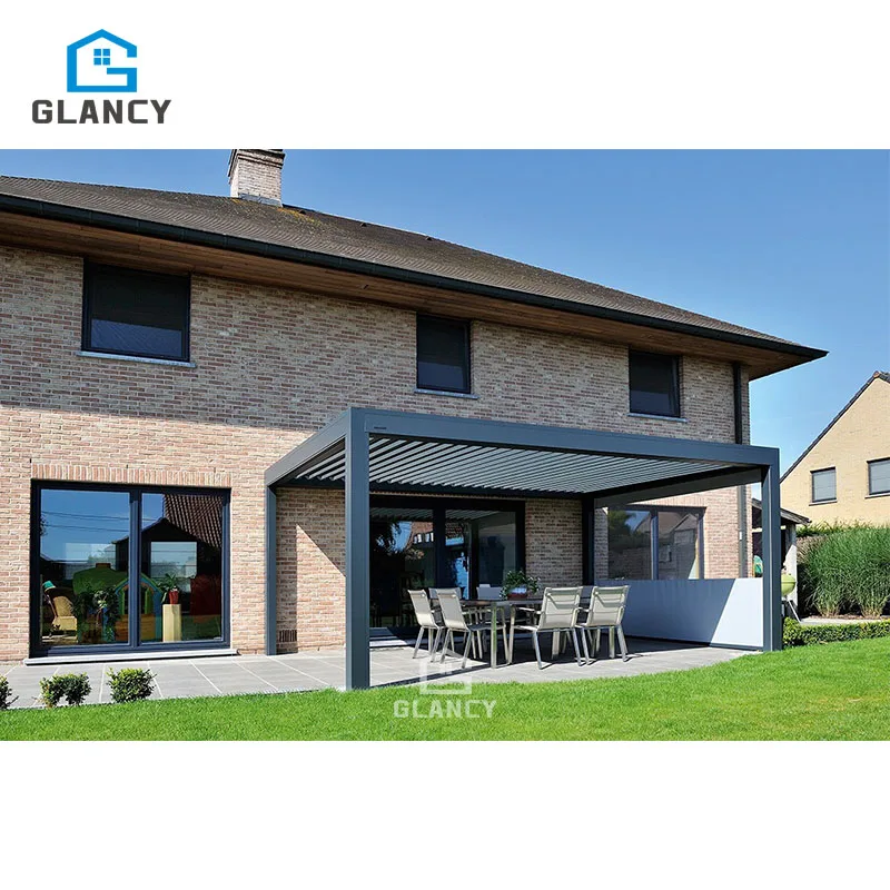 Adjustable Louvered Roof Profil Aluminium Pour Pergola Automated ...