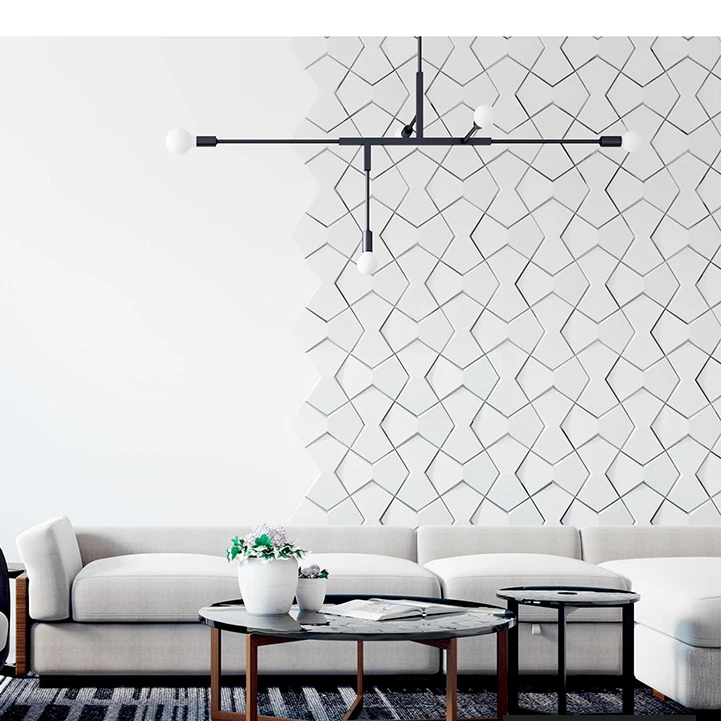 Luxury Custom Home Wall Decor Interior Finish Pvc Living Room Tv ...