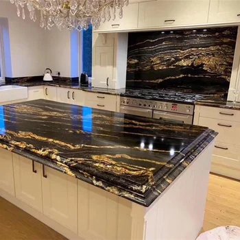 Tmz Granito Encimeras Large Size 3300*1800mm Taurus Black Granite ...