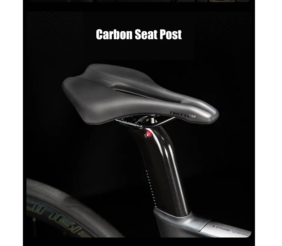 2024 TWITTER Full Hydraulic Disc Brake Carbon Road Bike