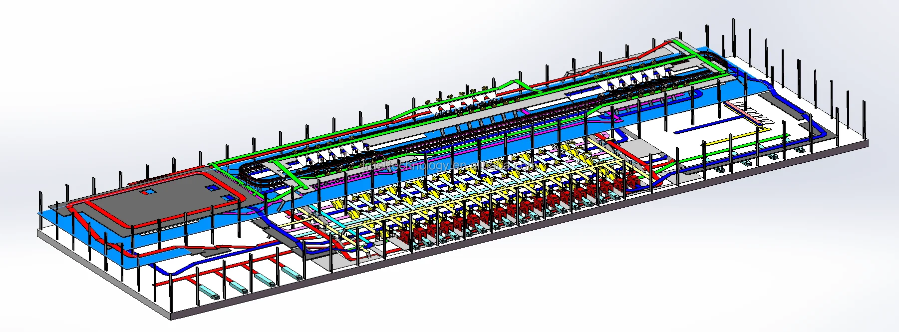 Professional Design And Manufacture Circular Cross Belt Sorter Machine ...