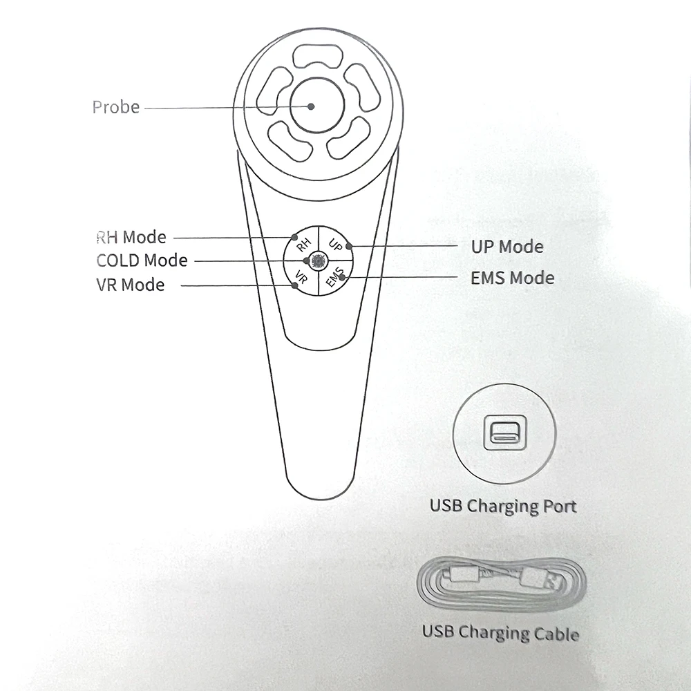 Factory Direct Price Rf Ems Beauty Device Home Use Anti Aging Handheld ...