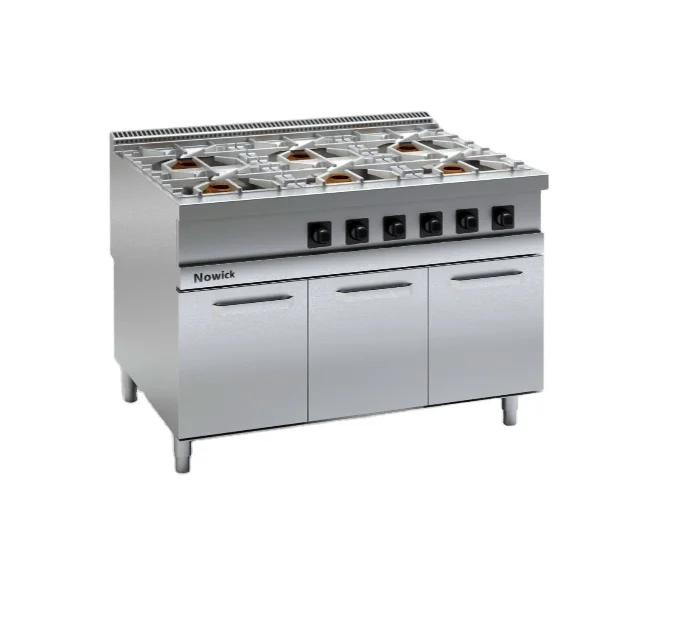 Six Burner Industrial Gas Range Stove Commercial Gas Stove Burner ...