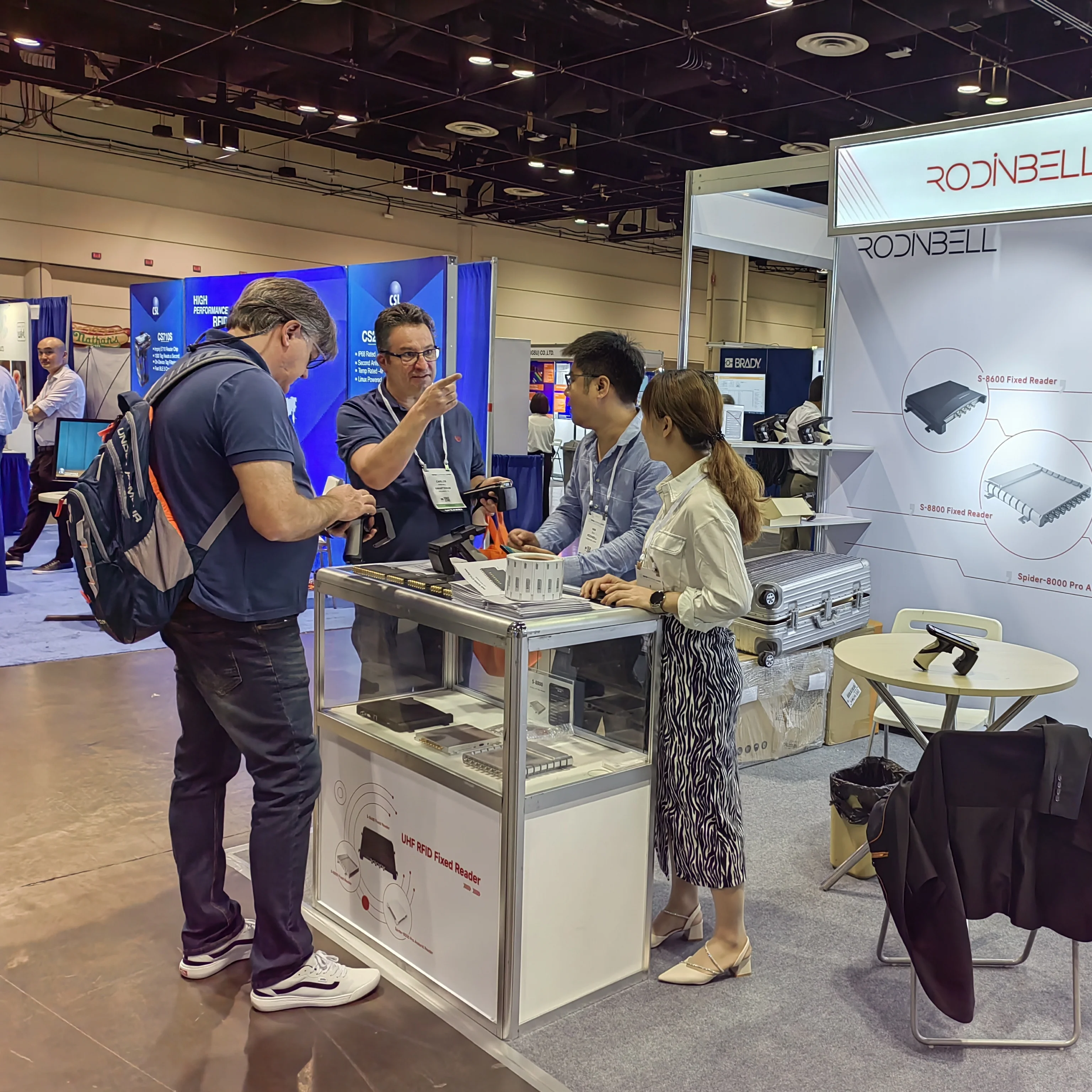 Android Pda Rugged Uhf Reader Barcode Laser Scanner Handheld Long Range Portable Rfid Reader