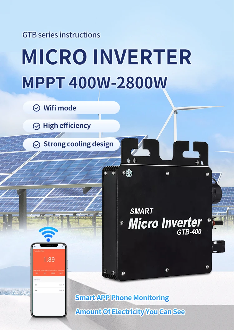 Micro Inverter Microinverter 1500w On Grid Grid Tie Micro Solar ...