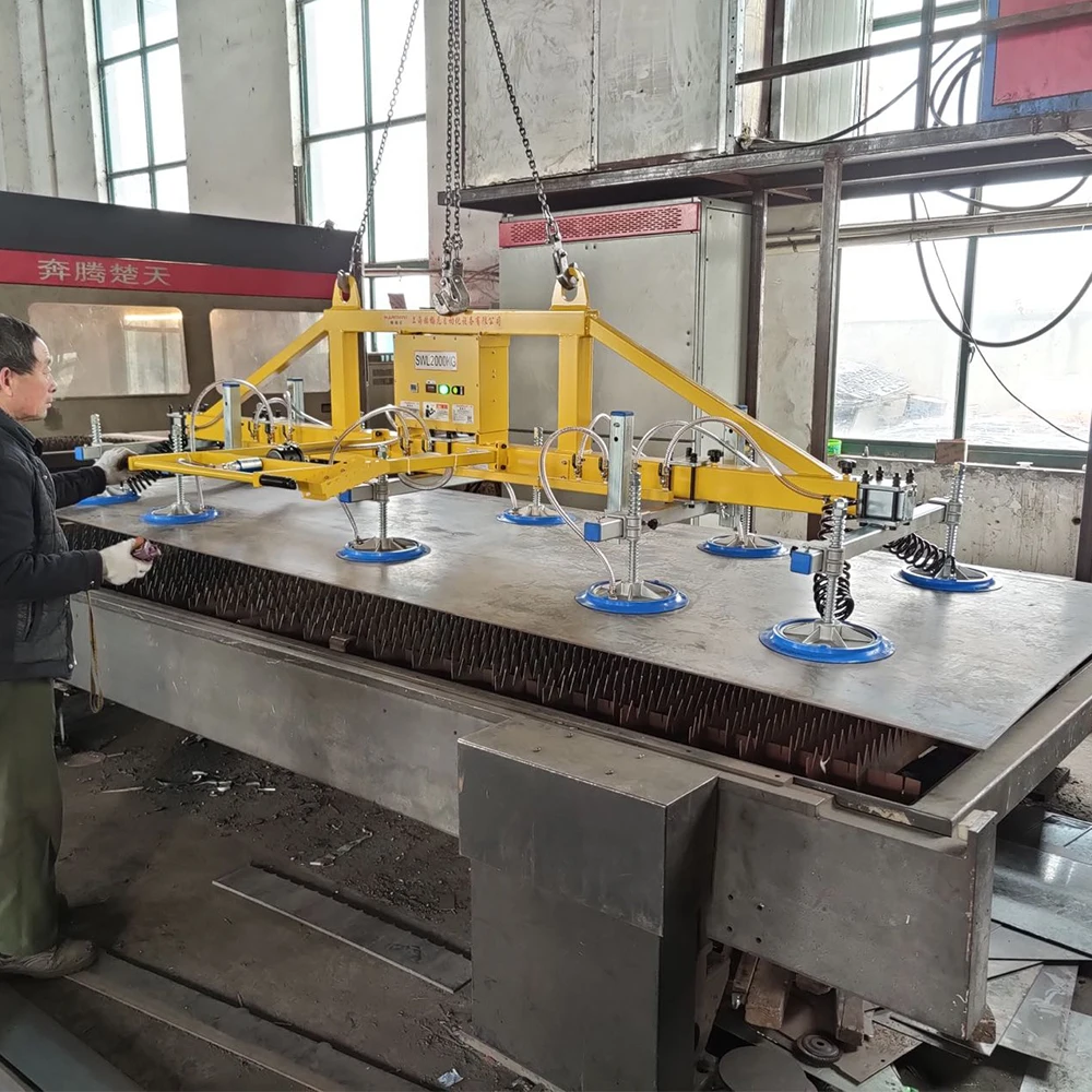 Professional Production Plate Handling Vacuum Lifter For Sheet Metal ...