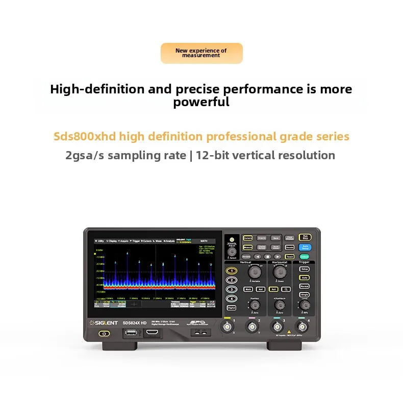 Siglent SDS804X HD - 12bit, 2G Sampling Rate Oscilloscope