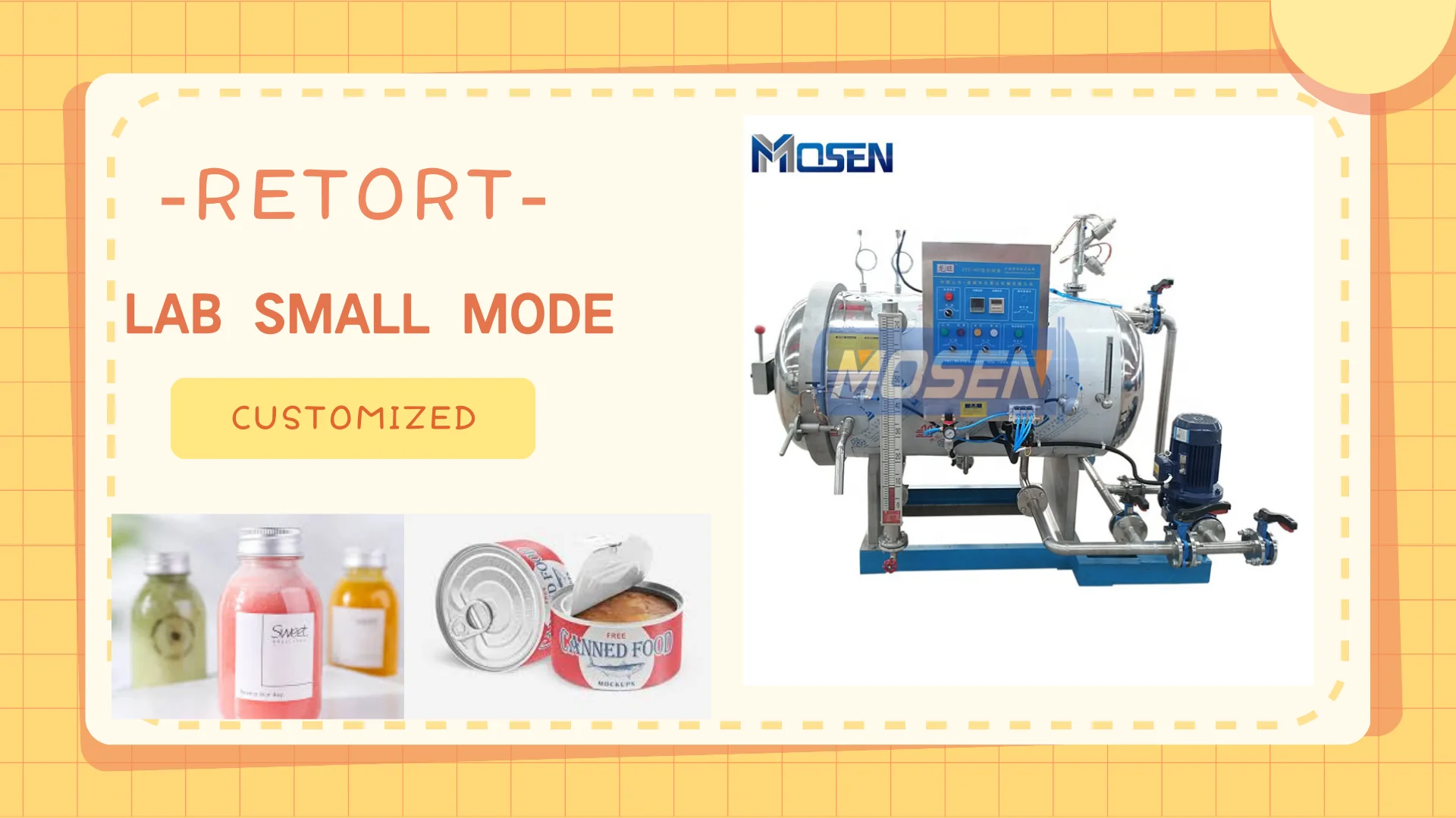 Small Pilot Retort Pouch Steam Autoclave Food Sterilizer Autoclave ...