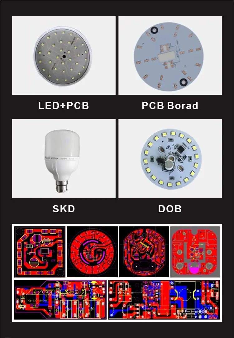AC LED Module PCB Aluminum Substrate - 50000 Hours Lifespan
