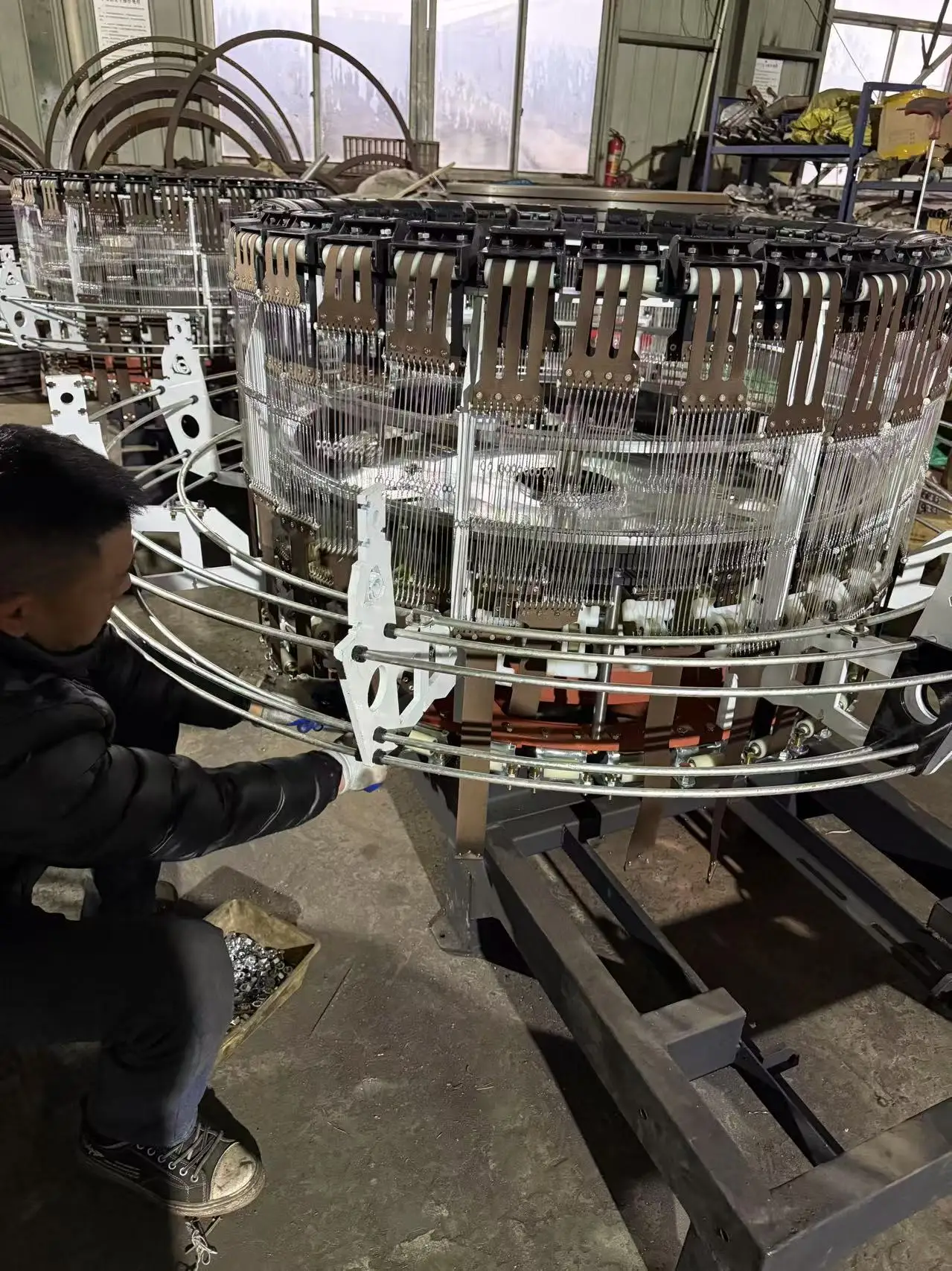 Advanced 10-Shuttle Round Weaving System for High-Quality Fabrics ...