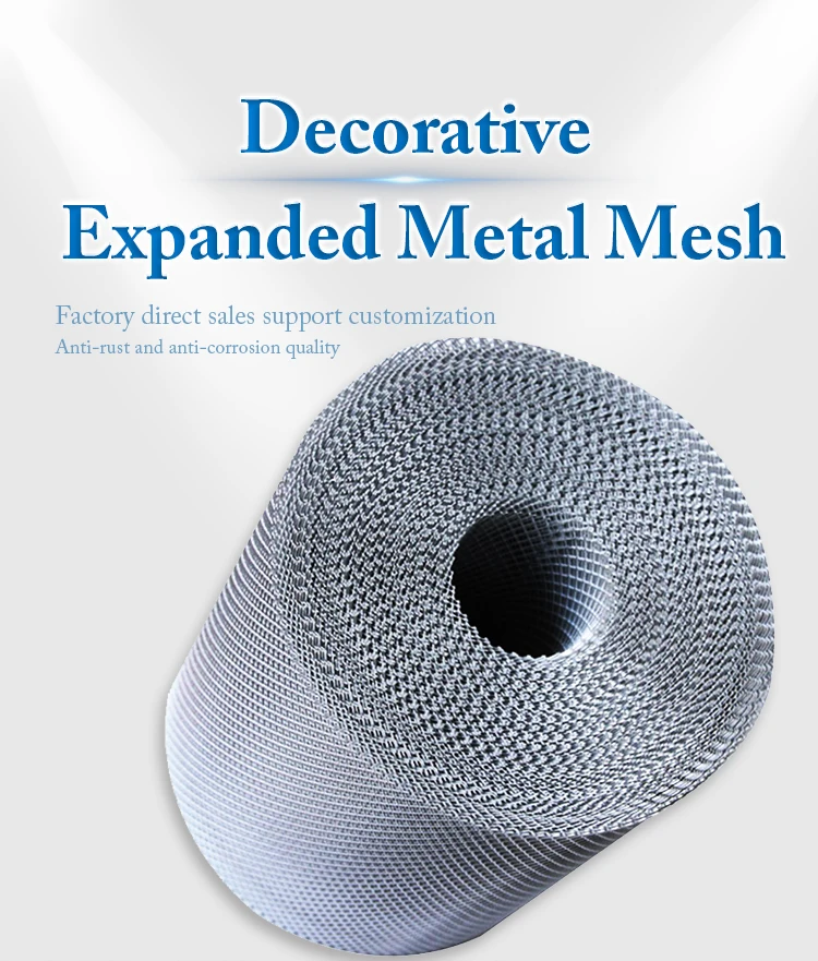 Decorative Expanded Metal Mesh for Wall Cladding & More