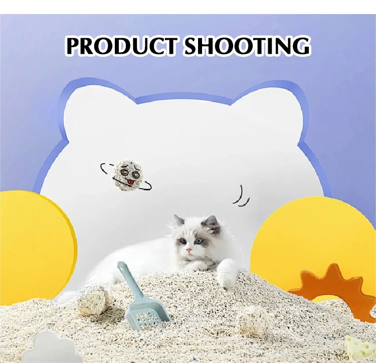 Oem Dust Free Ball Shape Cat Sand Bentonite Cat Litter - Buy Cat,Cat ...