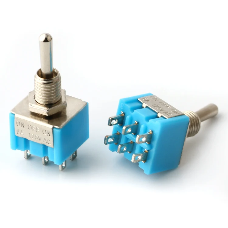6A125V ON-OFF-ON Toggle Switch - Reliable Electrical Control