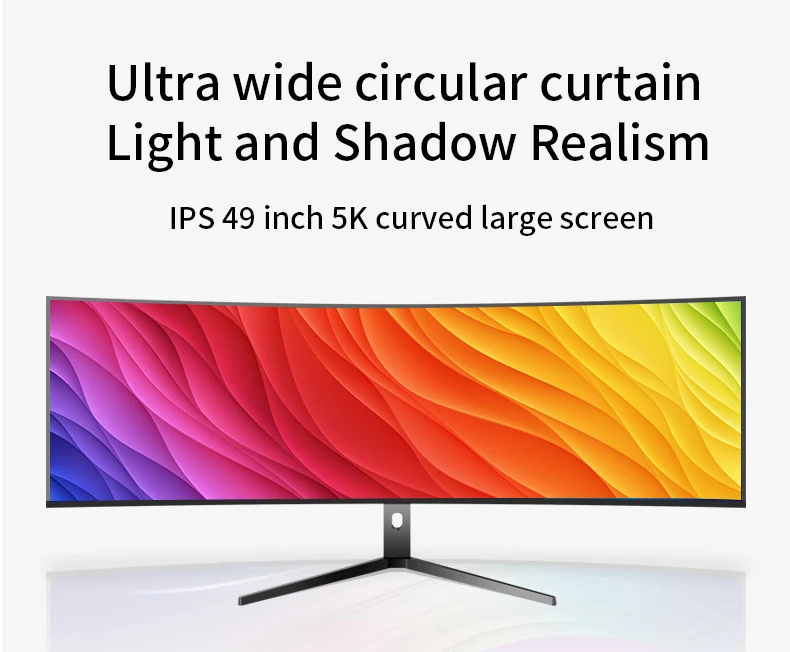 Large Screen Computer Curvo Monitor 49 Inch Pollici Polegadas Moniteur ...