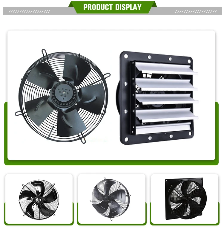 Axial Fans with External Rotor Motor - Efficient Cooling