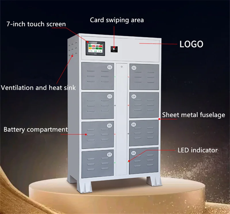 Custom Electric Vehicle Battery Changer Charging Cabinet Battery Shared ...