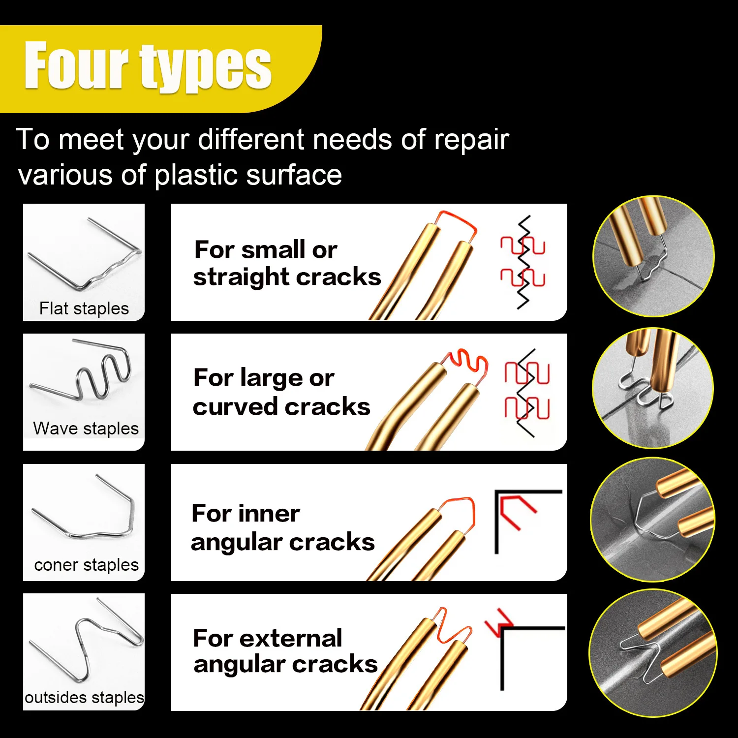 2024 Car Repair Use Hot Stapler Welding Repair Kit With Welding Gun Car ...