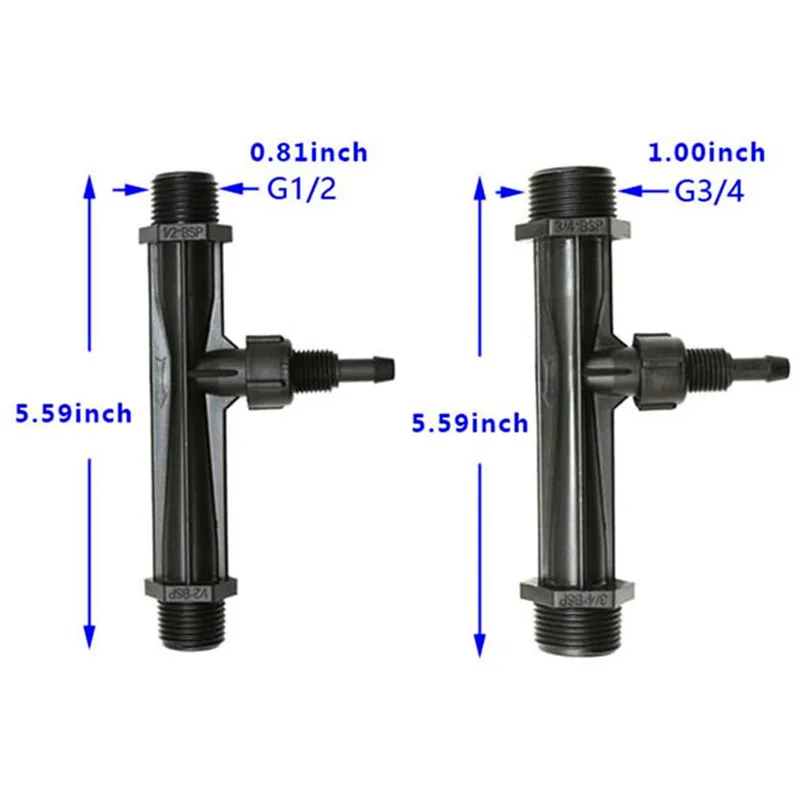 Venturi Fertilizer Injector for Efficient Agricultural Irrigation