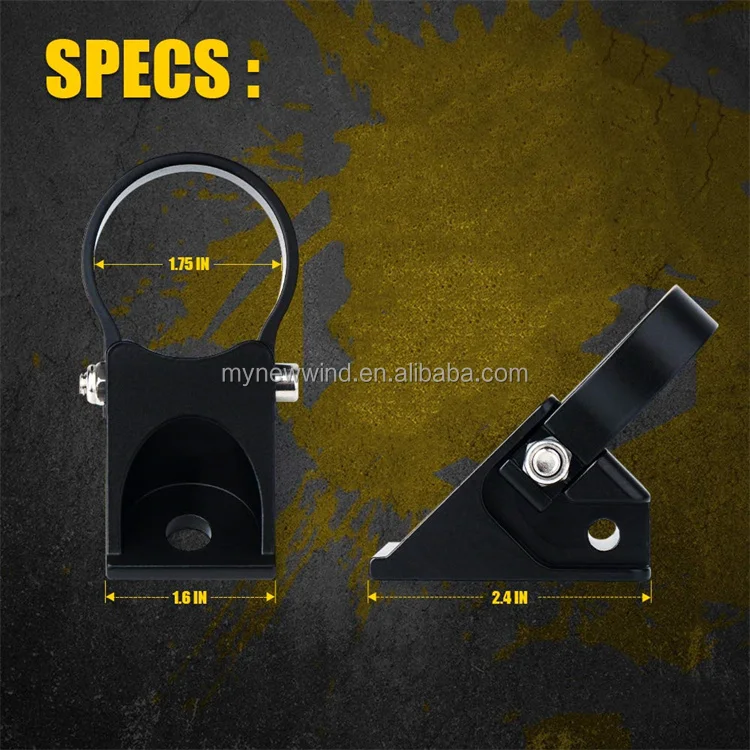 1.75 Inch Roll Bar Mounting Brackets 2'' Universal Adjustable Led Light ...