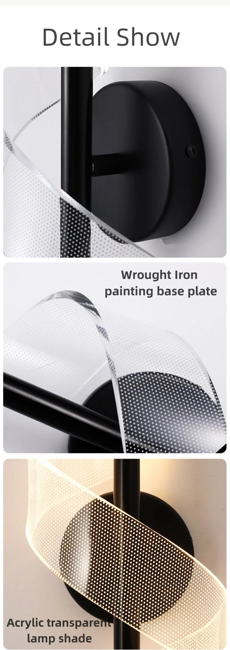 JYLIGHTING Transparent Wall Lamp - Modern Luxury Lighting