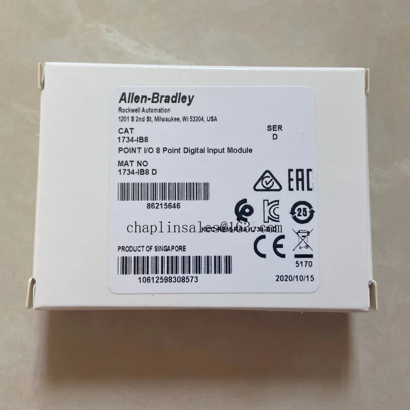 Original Ab Plc Module 1734-ib8 Is Used To Test The Digital Input ...