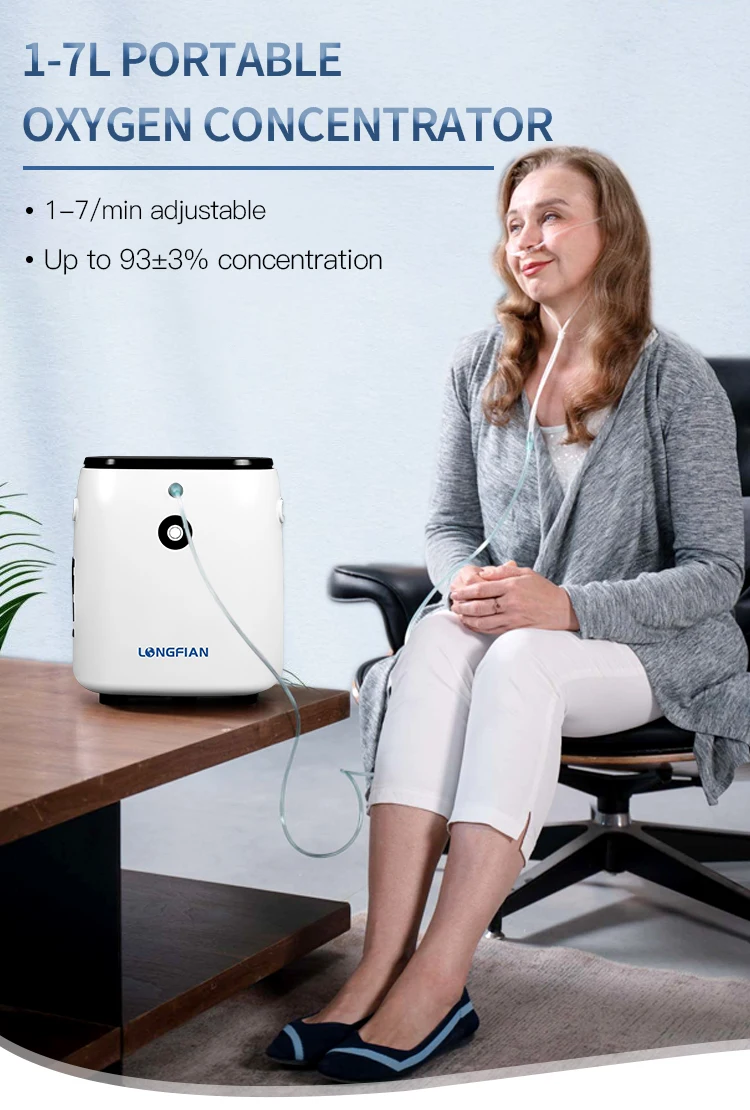 Silent Oxygen-Concentrator Portable Oxygen Concentrator 1 Liter -7liter