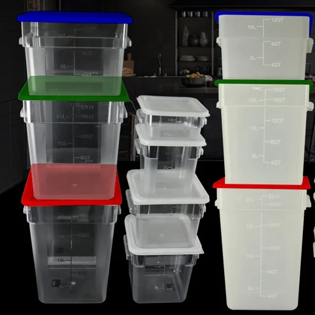 Durable Food Storage Containers - Polycarbonate & Polypropylene