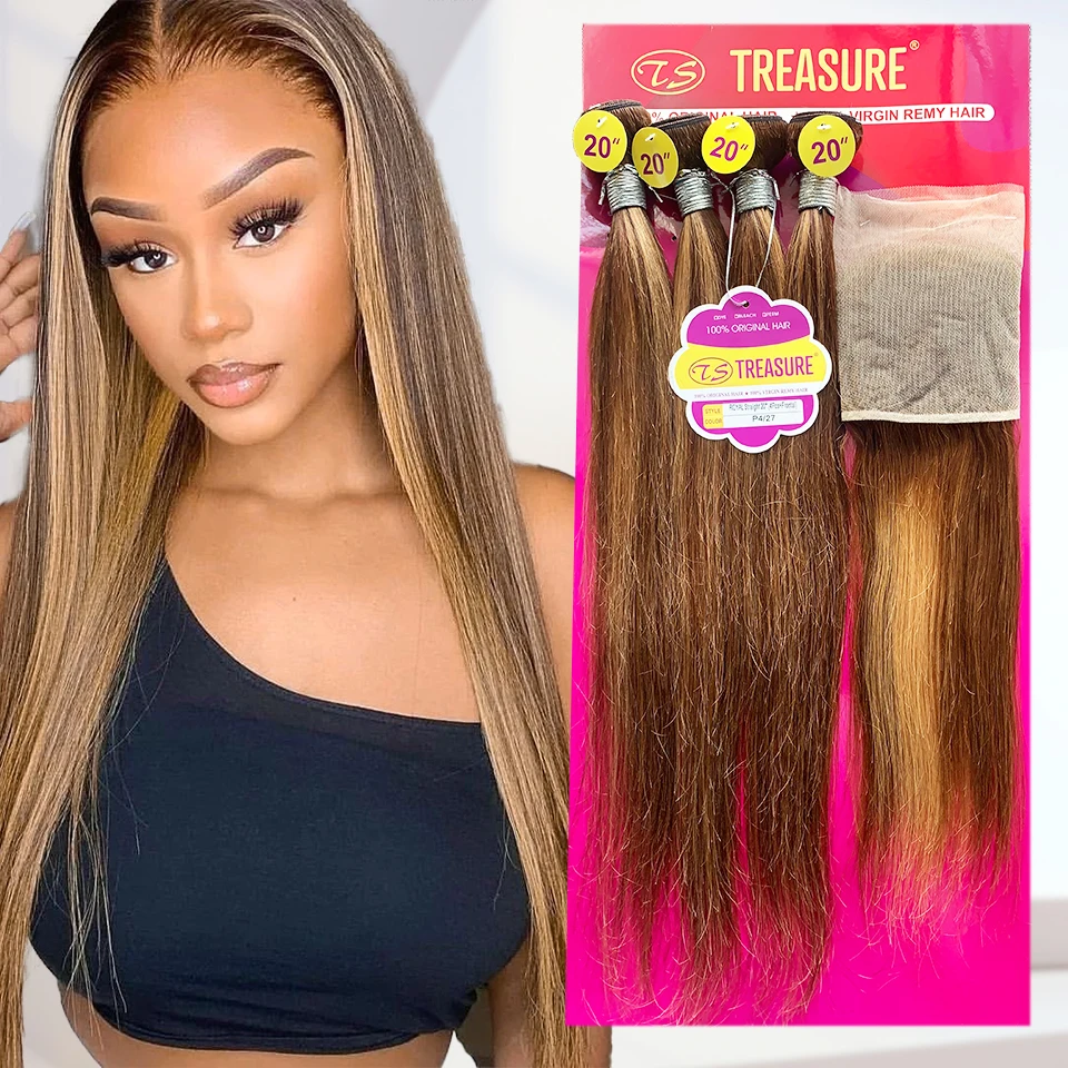 4+1 Packet Human Hair Meche Humain Bresilienne Curly Cuticle Aligned ...